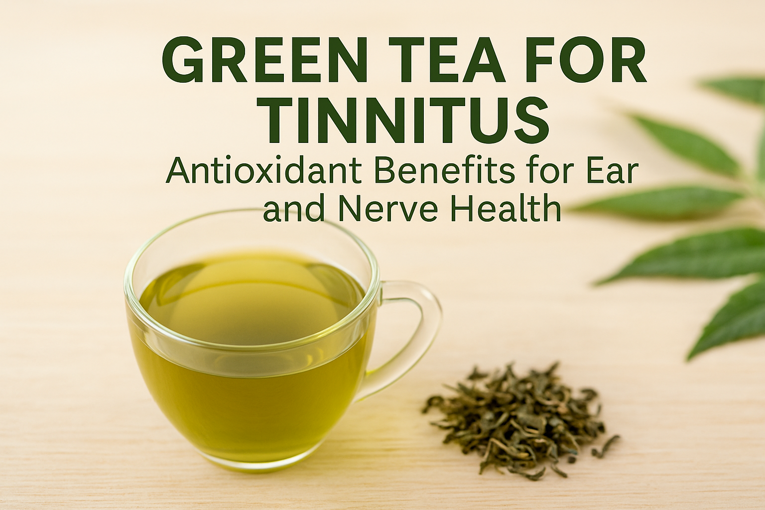 Green Tea for Tinnitus: Antioxidant Benefits for Ear and Nerve Health - Tinnitus Cure Guide